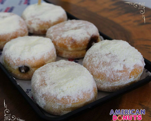 American Donuts : Caja Donas Rellenas 12 Unidades- American Donuts